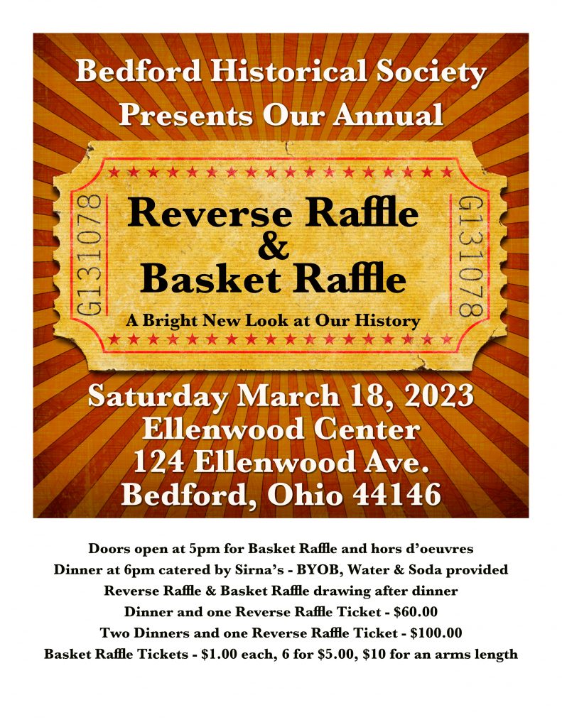 Reverse Raffle – A Bright New Look at Our History – Bedford Ohio ...